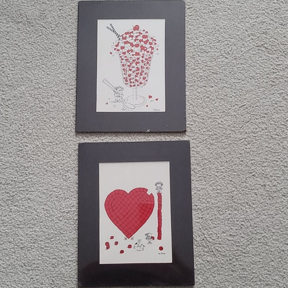 Wall Decor | Tom Quirke Prints Of Hearts | Poshmark